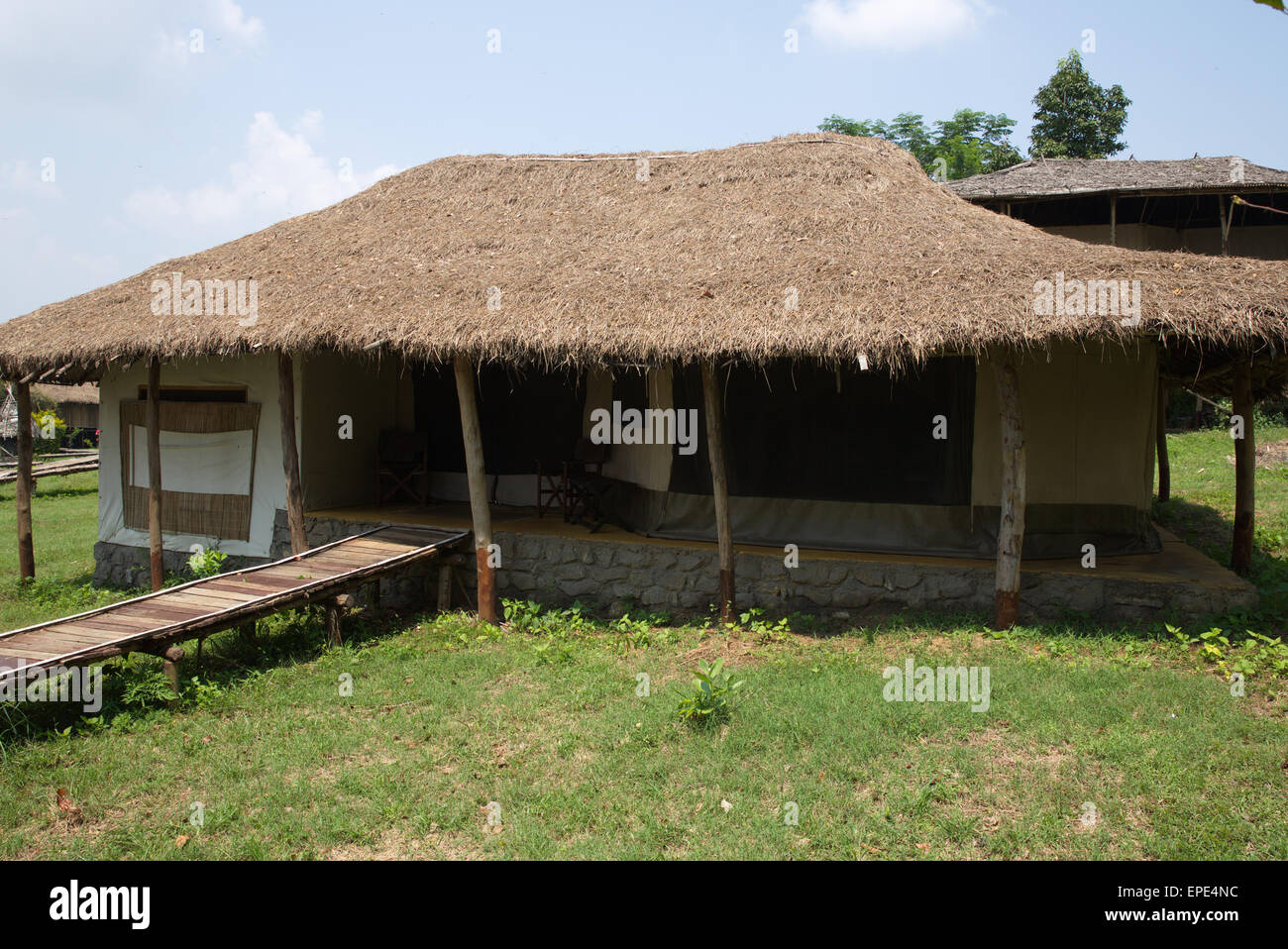 the bison resort, kabini, karnadaka Stock Photo - Alamy
