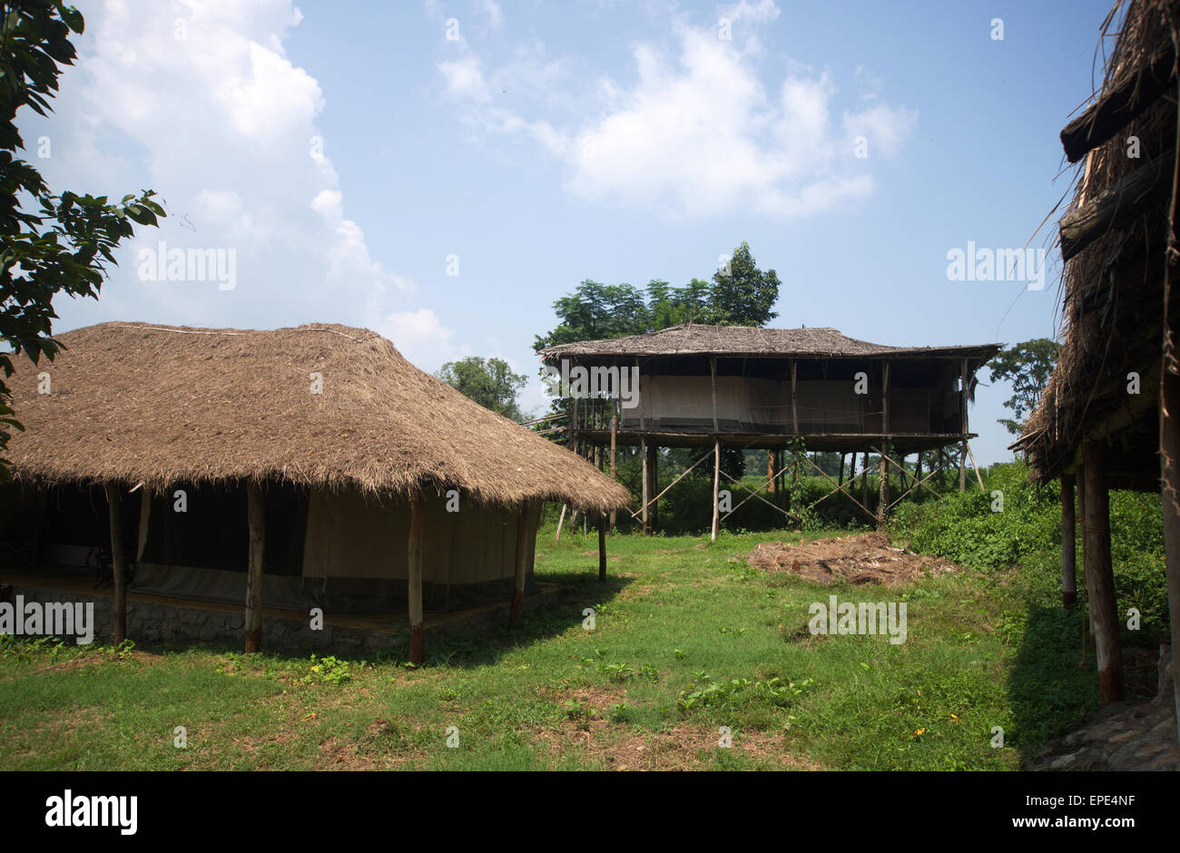 the bison resort, kabini, karnadaka Stock Photo - Alamy