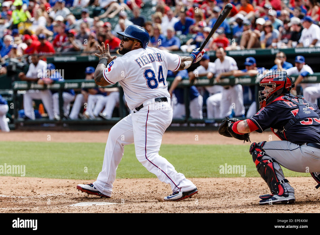 Texas rangers designated hitter prince fielder 84 hi-res stock ...