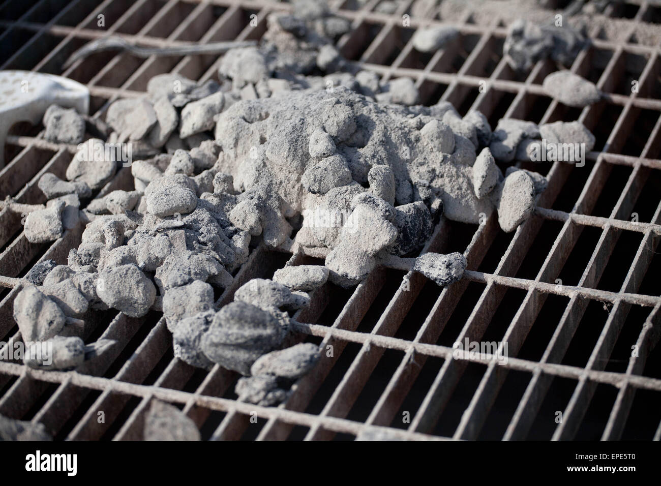 Memphis, Tennessee, USA. 15th May, 2015. Hot ash disposal bins are a ...
