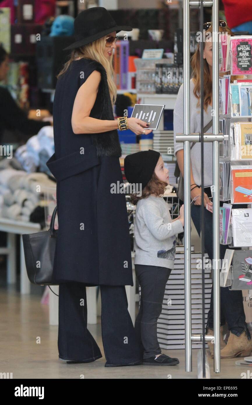 Rachel Zoe and her son Skyler shop at Kitson Kids on Melrose Ave ...