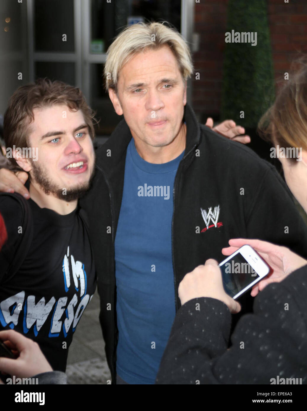 World Wrestling Entertainment (WWE) Superstars sign autographs for fans ...