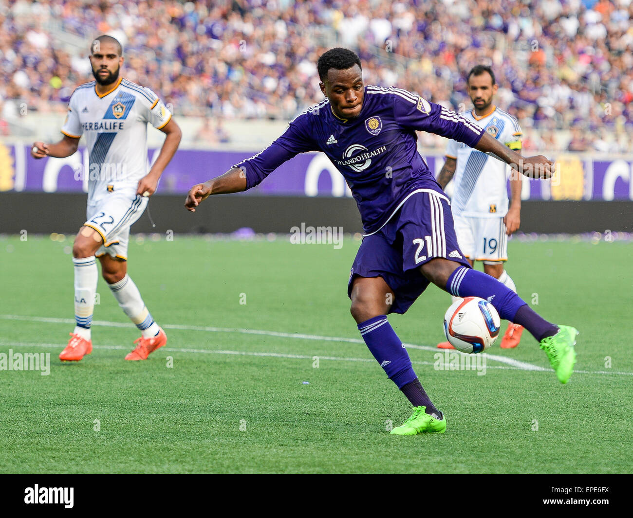 Orlando, Florida, USA. 17th May, 2015. Orlando City SC forward Cyle ...