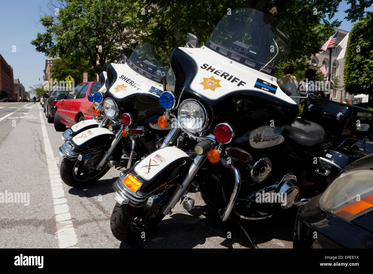 County sheriff motorcycle usa hi-res stock photography and images - Alamy