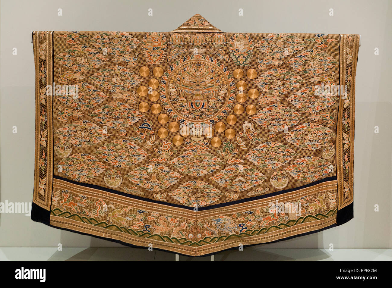 Daoist Priest's robe from Qing Dynasty, circa late 18th century Stock ...