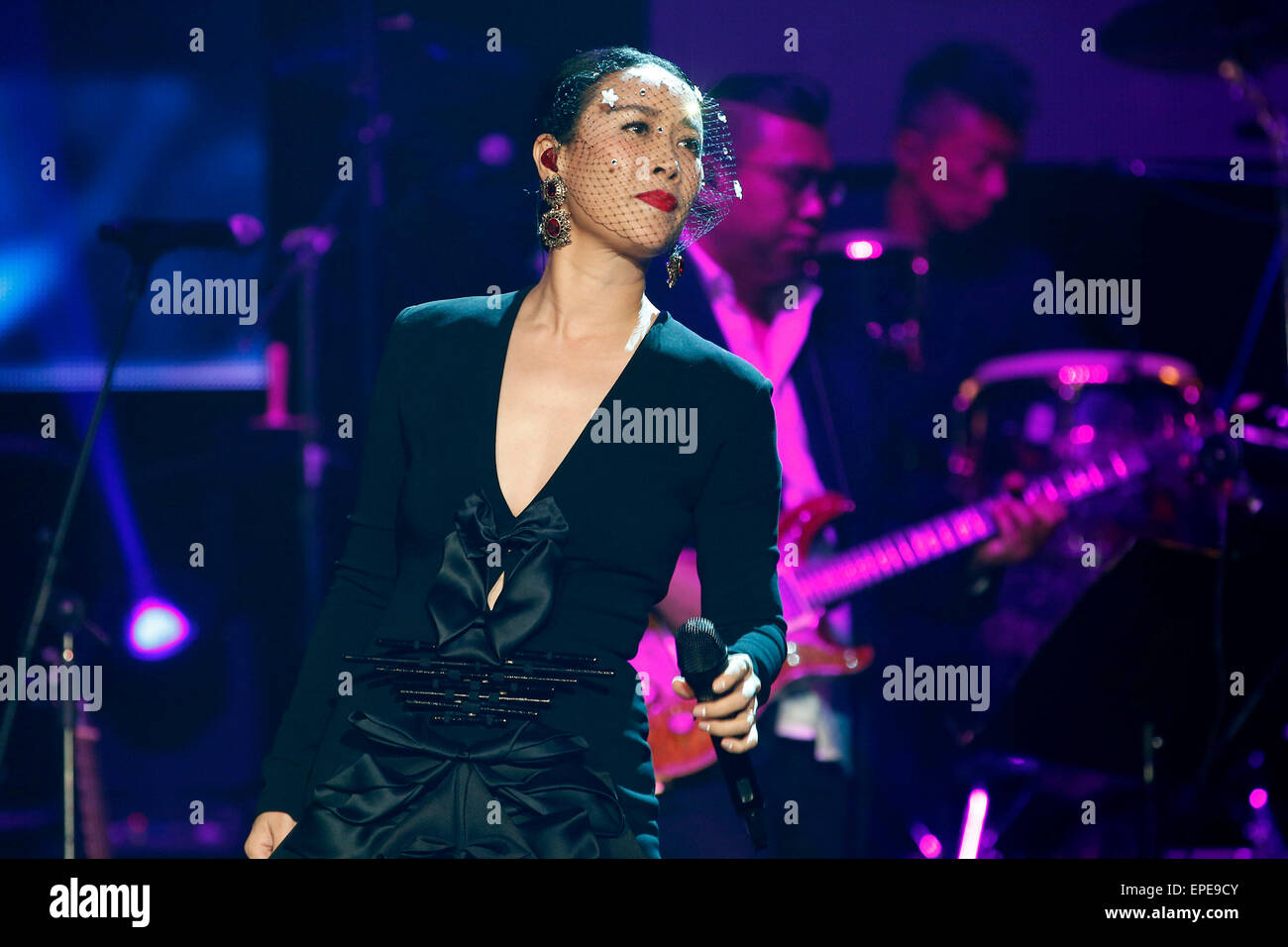Female Chinese Singer On Stage High Resolution Stock Photography and ...