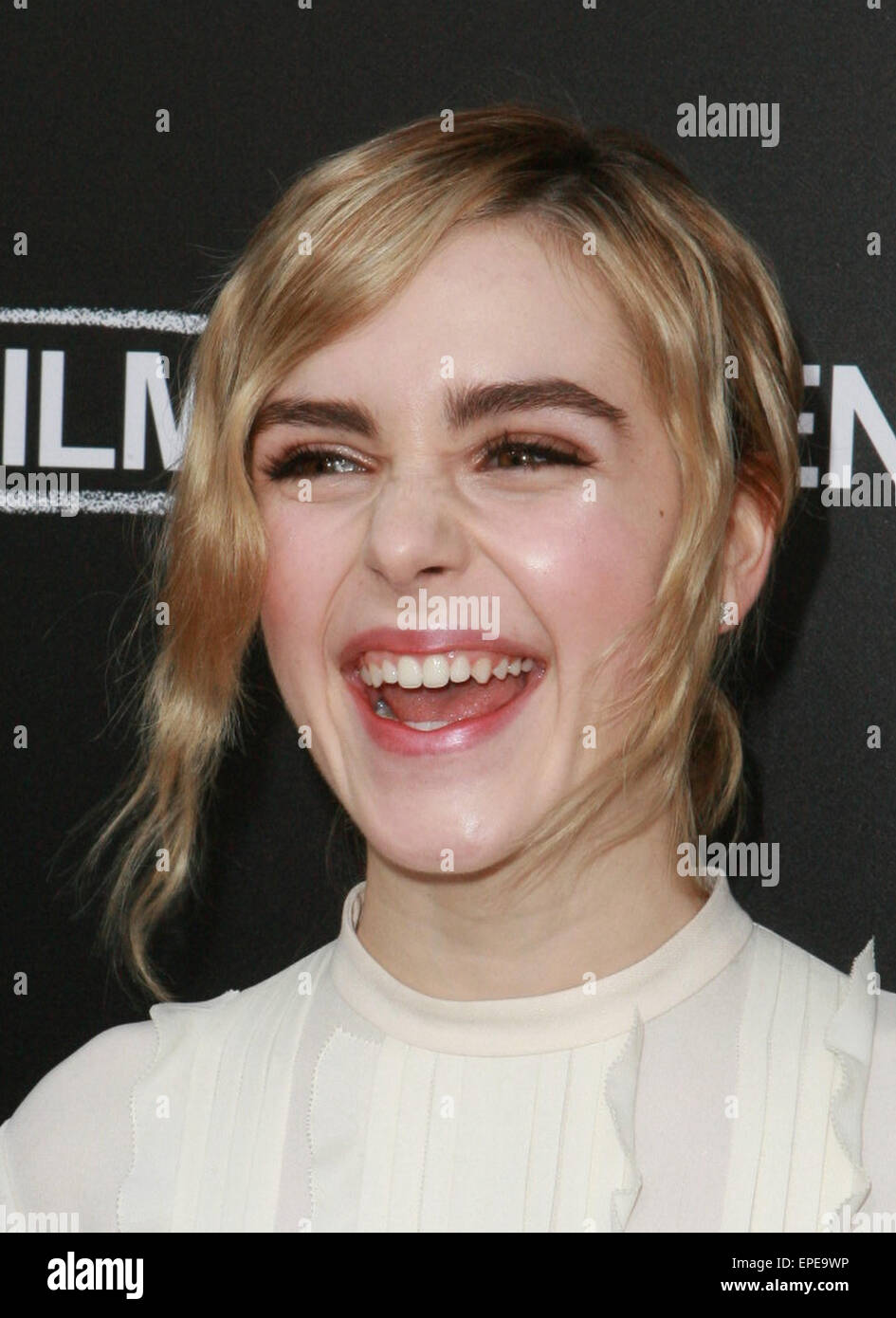 Los Angeles, California, USA. 17th May, 2015. Kiernan Shipka arrives at ...