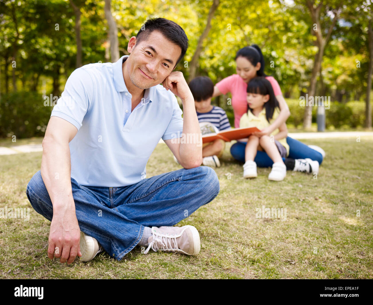 Father man family hi-res stock photography and images - Alamy