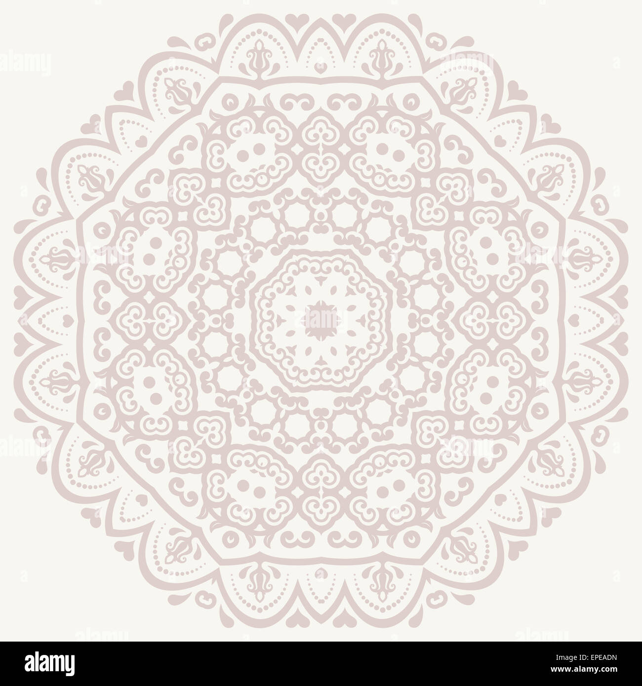 Damask Orient Pattern Stock Photo - Alamy