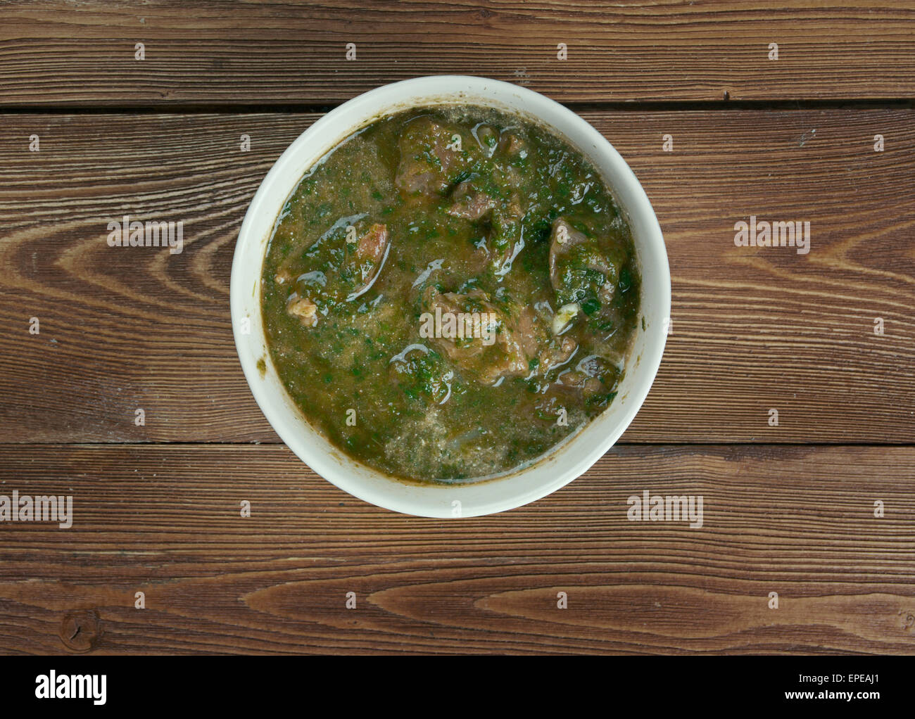 Saag Gosht - Punjabi Beef and Spinach Curry Stock Photo - Alamy