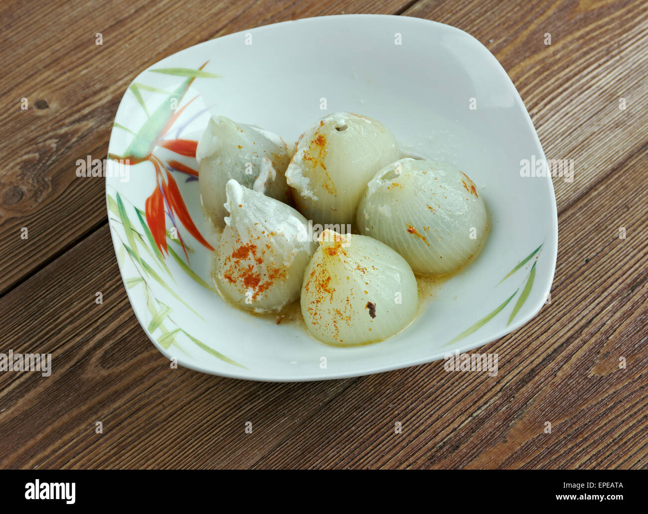 Sogan-dolma - stuffed onions in Turkish a traditional Bosnian dish ...