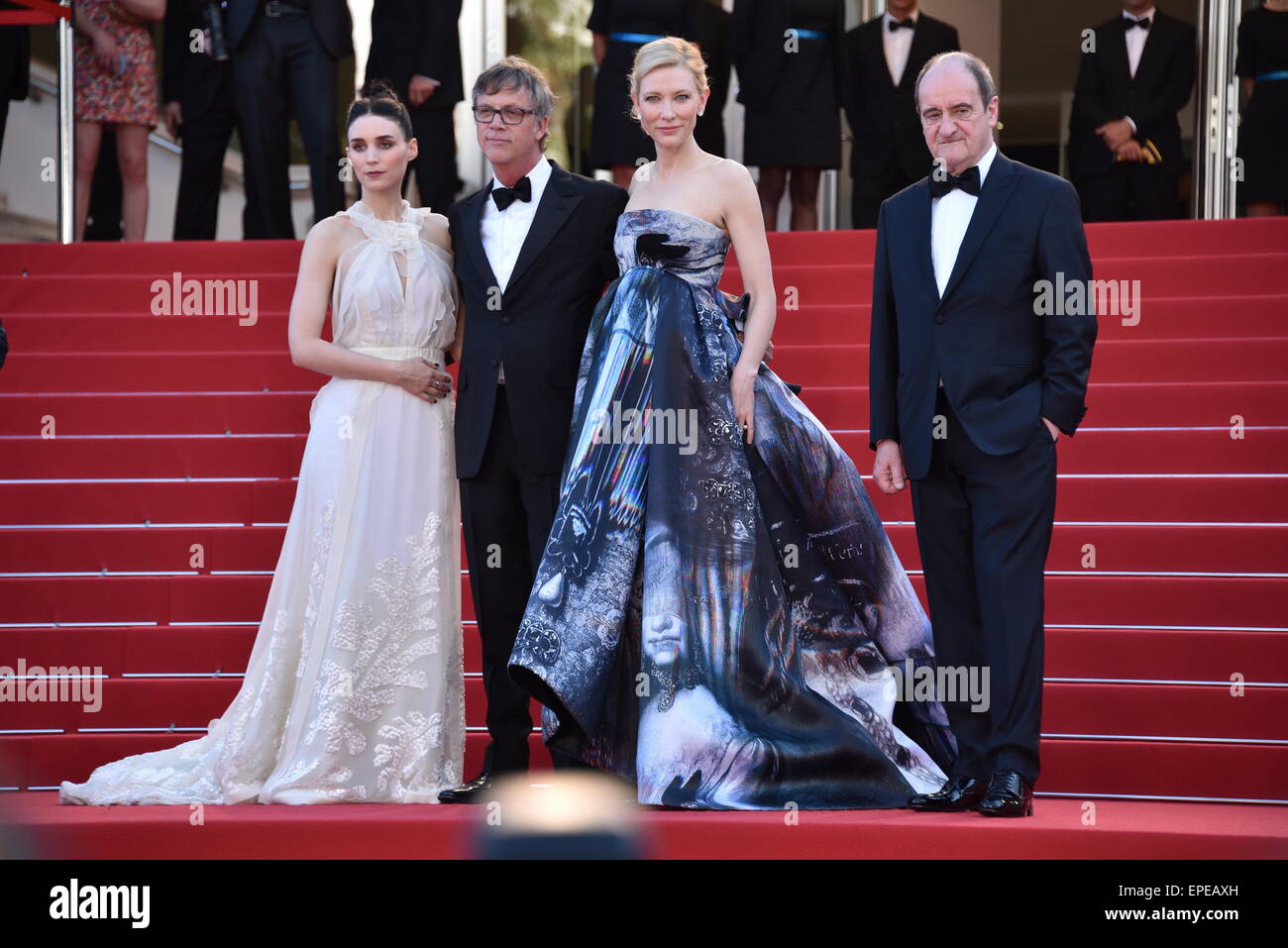 Actress Rooney Mara, director Todd Haynes and actress Cate Blanchett ...