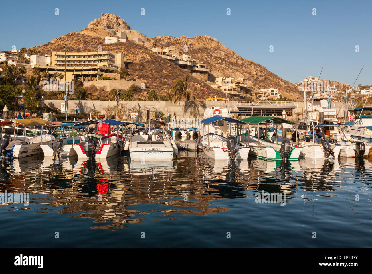 Boats in Cabo Marina, Cabo San Lucas, Baja California, Mexico Stock ...