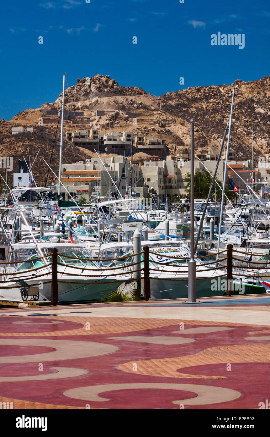Boats in Cabo Marina, Cabo San Lucas, Baja California, Mexico Stock ...