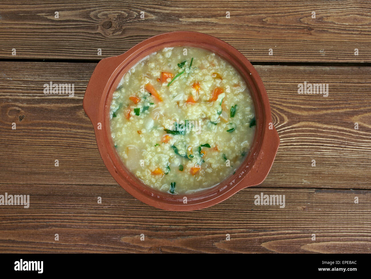 Kulesch - Ukrainian porridge. made from lard, millet and vegetables ...