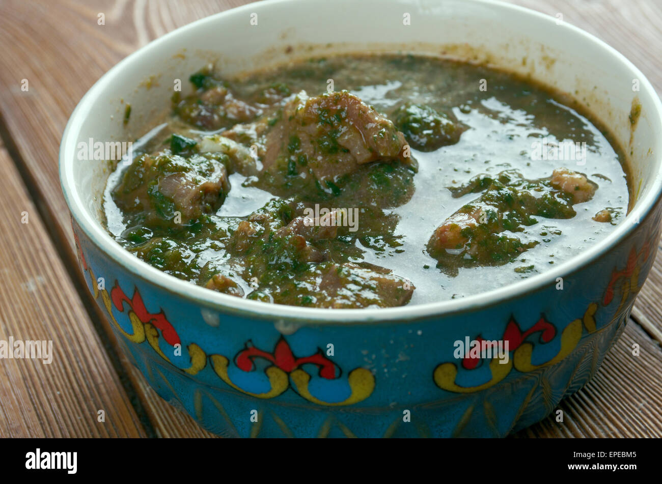 Saag Gosht - Punjabi Beef and Spinach Curry Stock Photo - Alamy