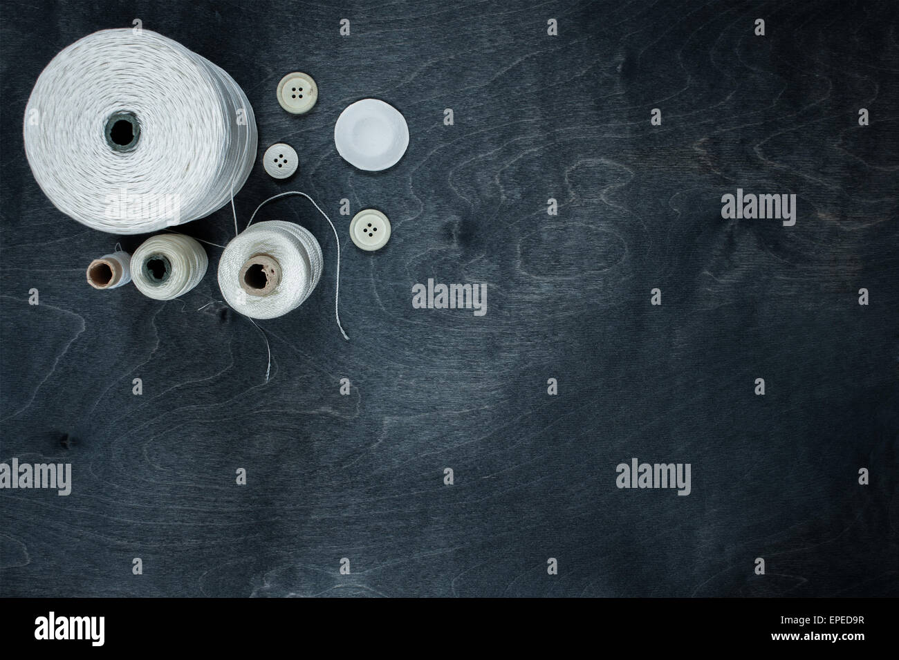 Spools of thread Stock Photo - Alamy