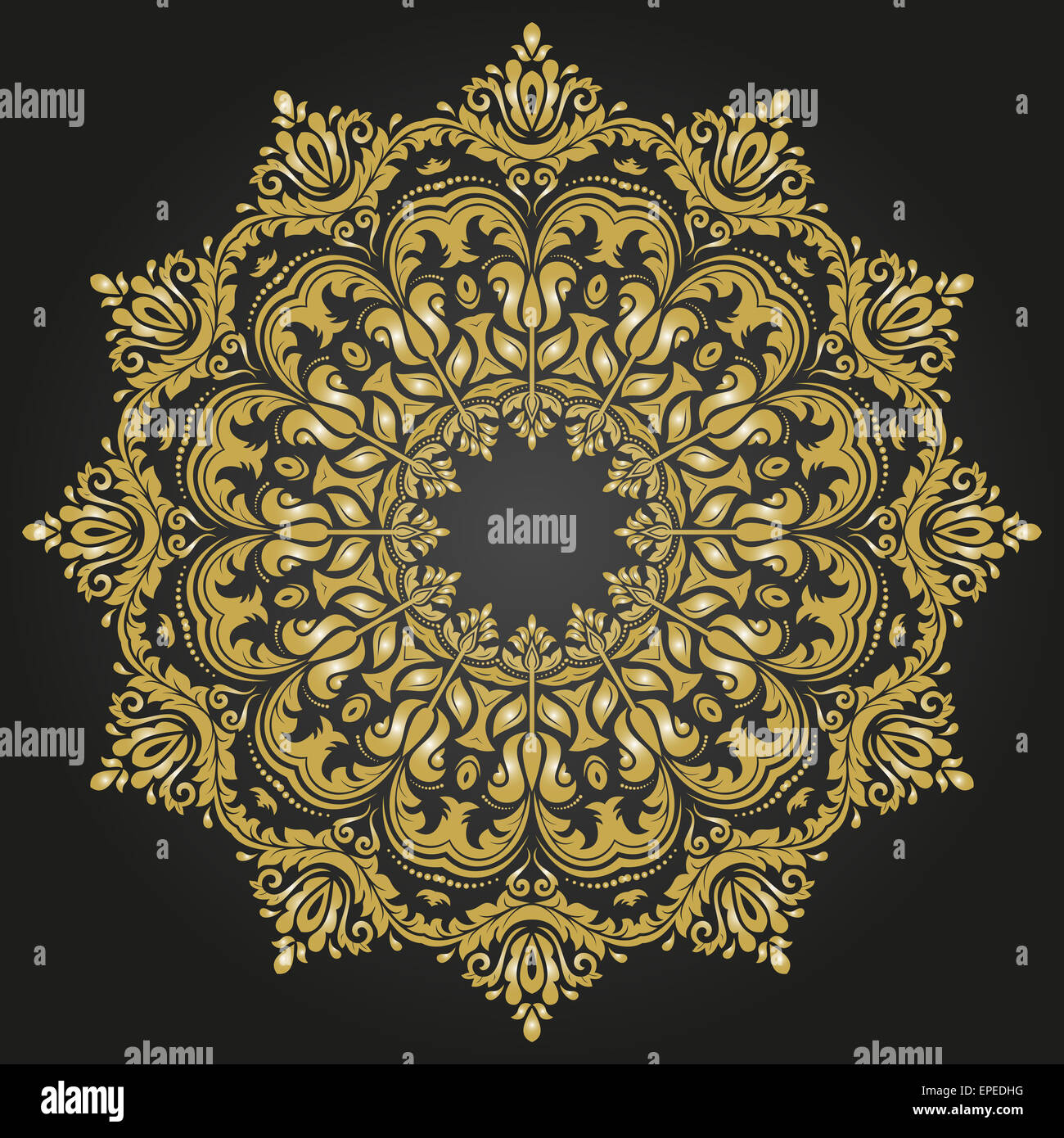Damask Orient Pattern Stock Photo - Alamy