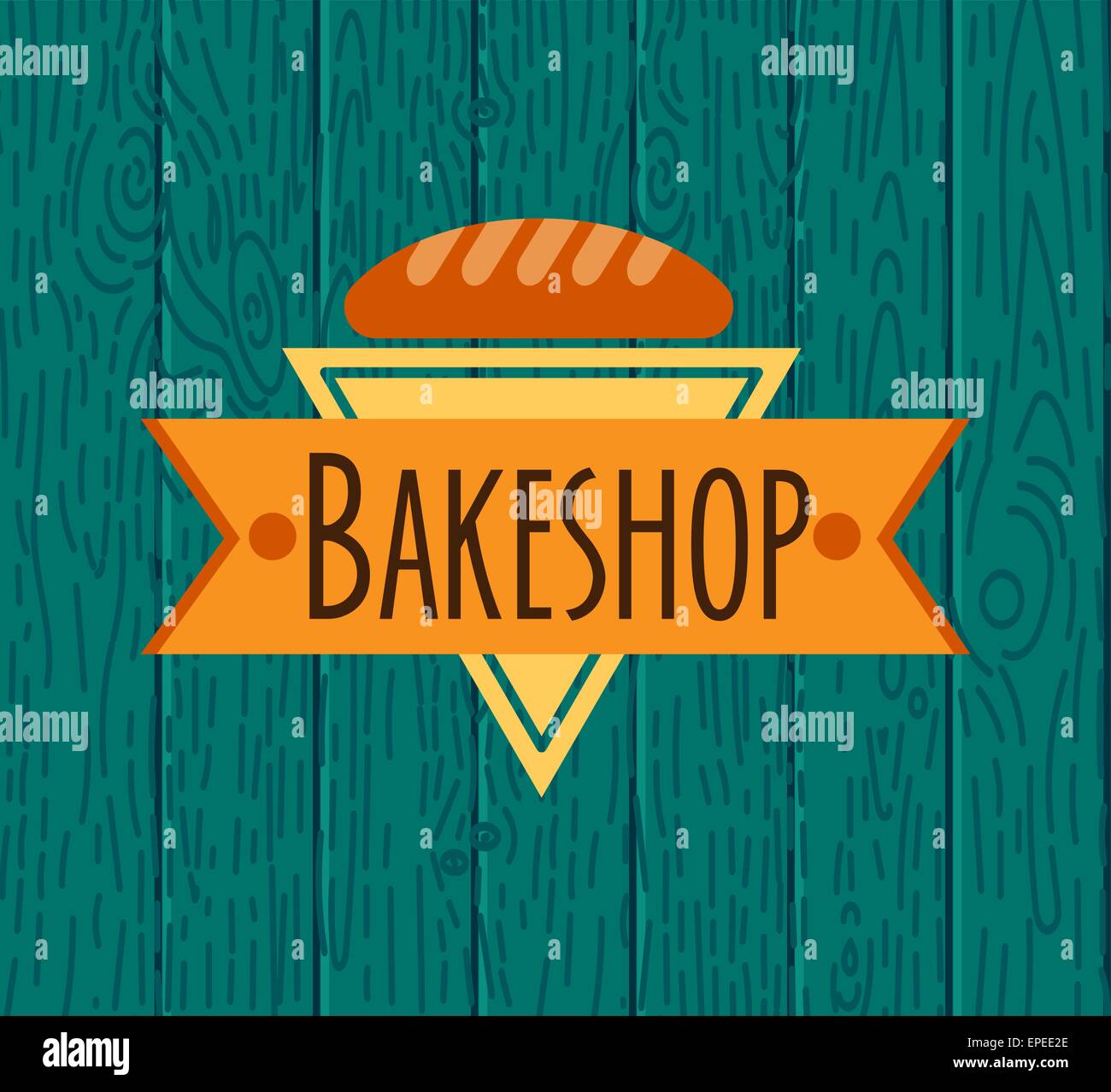 Vintage retro bakery logo badge hi-res stock photography and images - Alamy