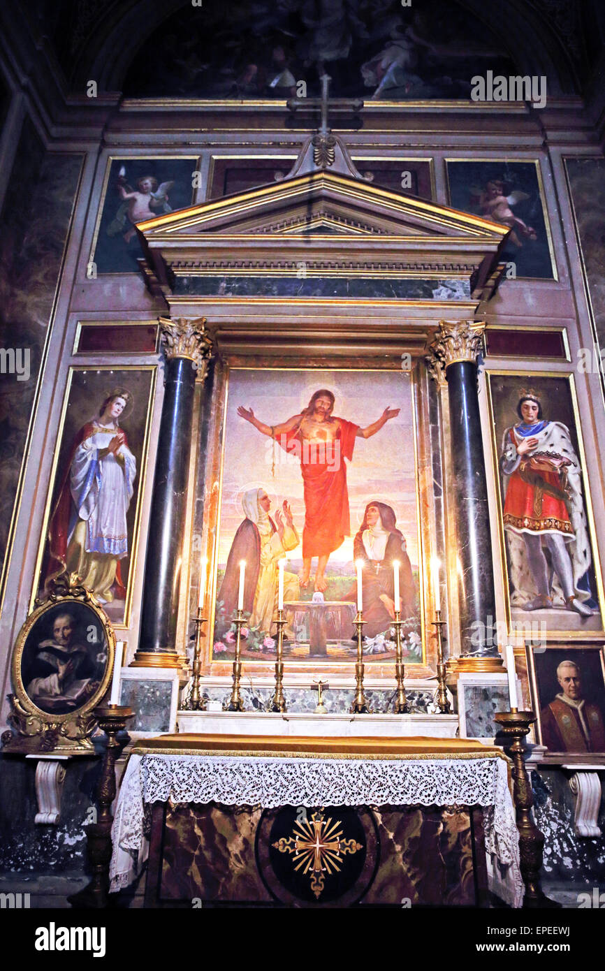 The Sacred Heart Chapel in Santa Maria Sopra Minerva church in Rome ...