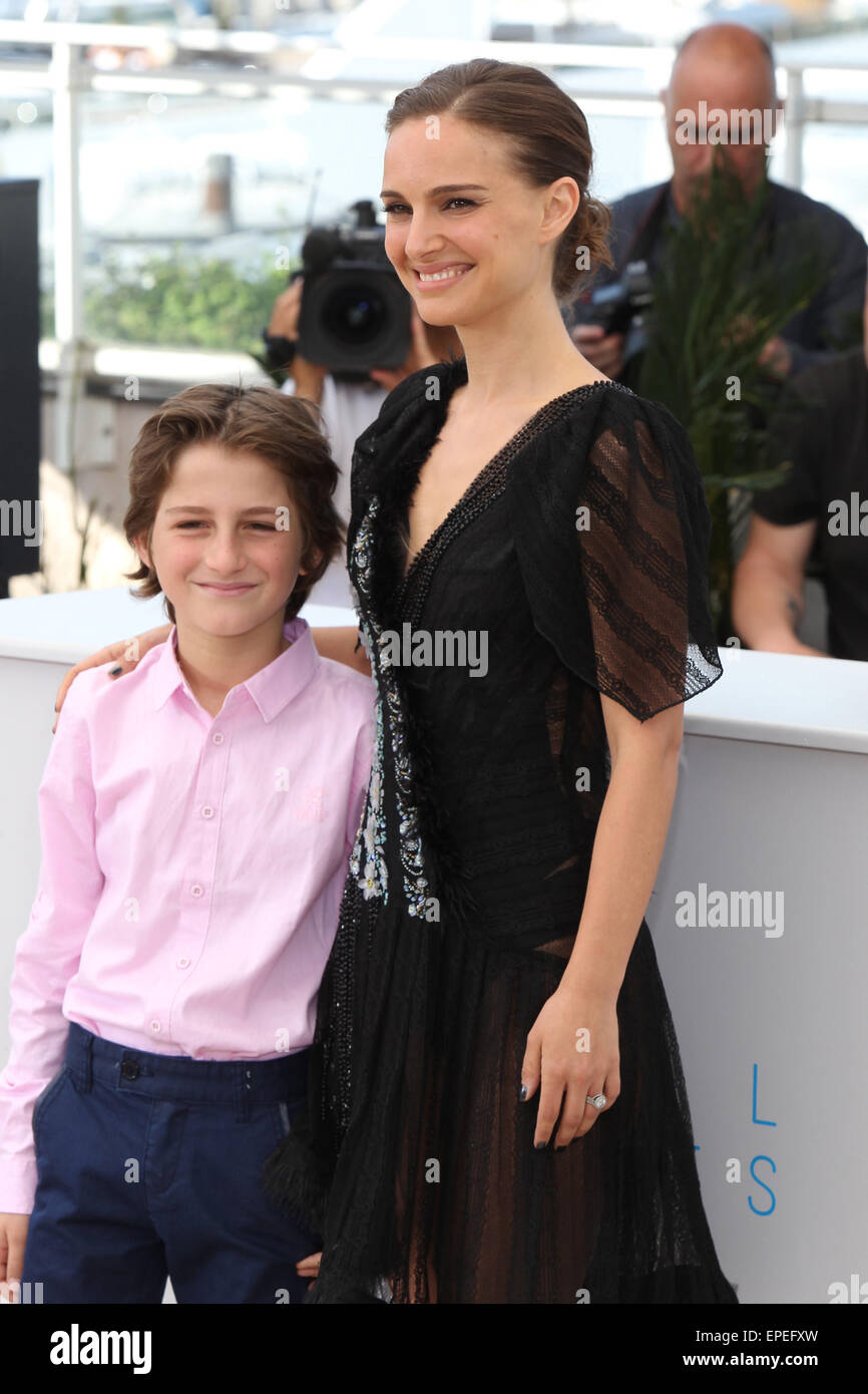 Cannes, France. 17th May, 2015. Actor Amir Tessler and director Natalie ...