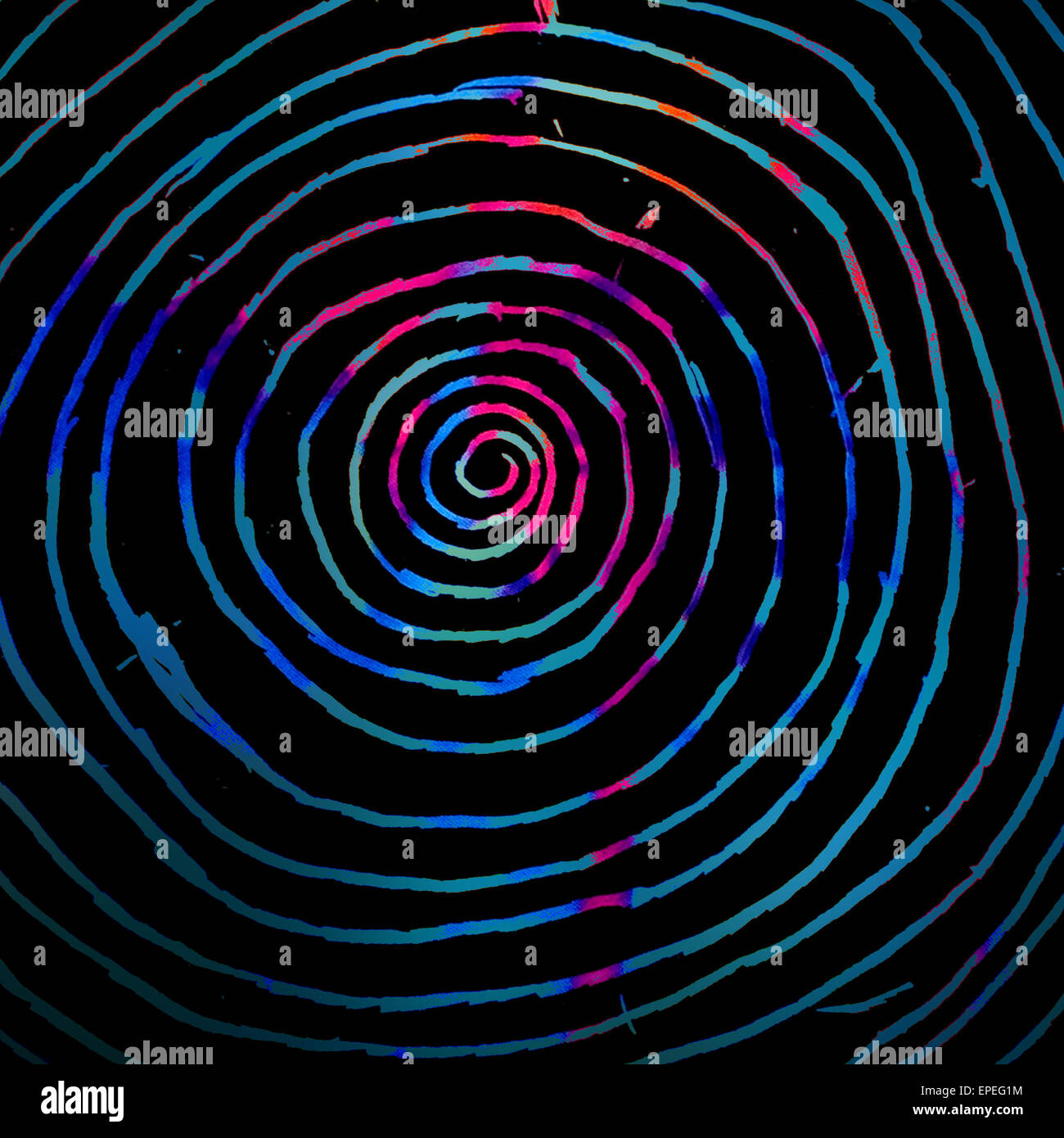 Abstract swirl element - spiral on textured paper Stock Photo - Alamy