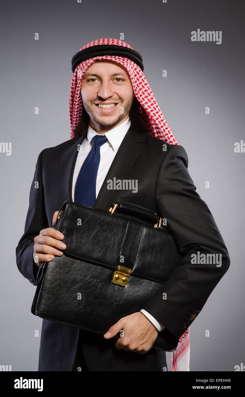 Arab man in diversity concept Stock Photo - Alamy