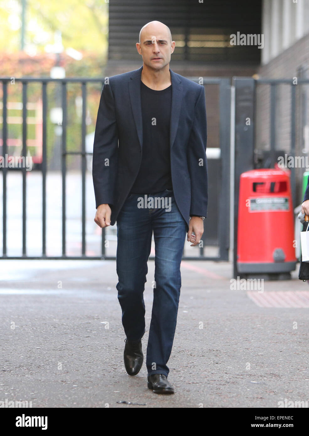 Mark Strong outside the ITV Studios Featuring: Mark Strong Where ...