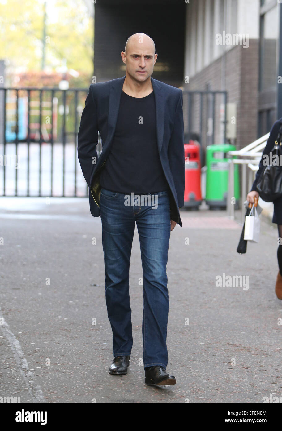 Mark Strong outside the ITV Studios Featuring: Mark Strong Where ...