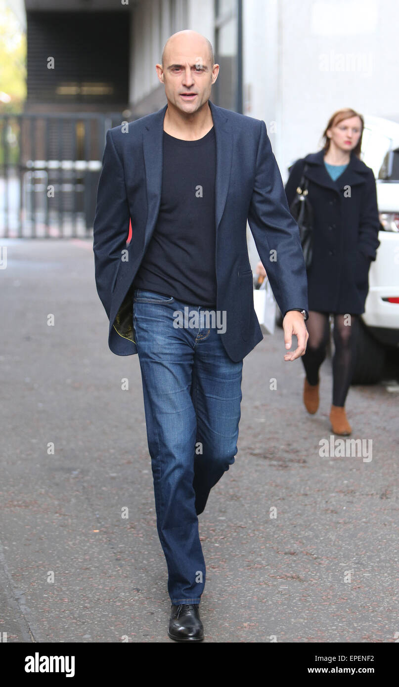 Mark Strong outside the ITV Studios Featuring: Mark Strong Where ...
