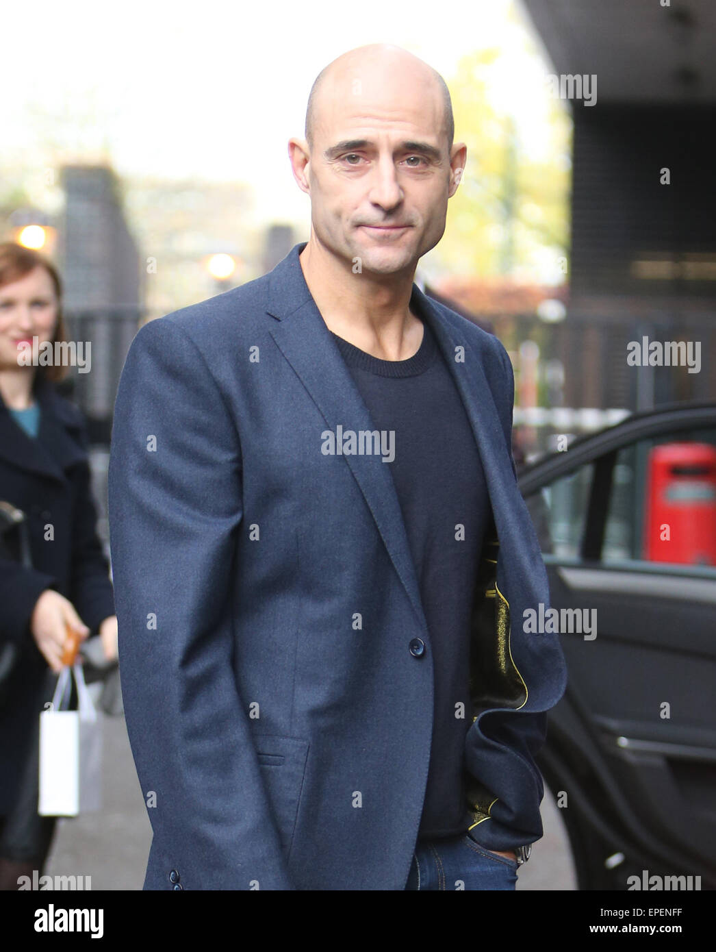 Mark Strong outside the ITV Studios Featuring: Mark Strong Where ...