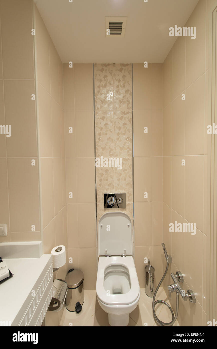Toilet room in the modern interior Stock Photo - Alamy