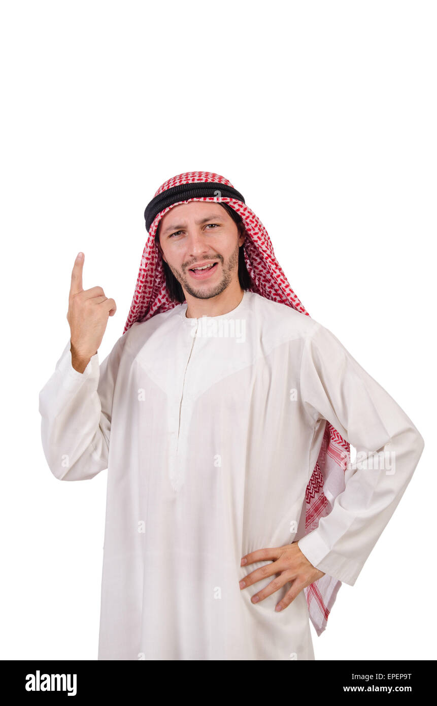 Arab man in diversity concept Stock Photo - Alamy