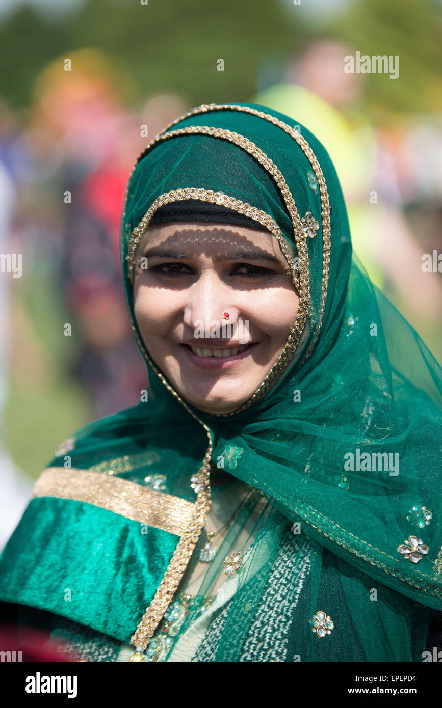 London, UK. 17th May, 2015. Thousands of the UK's Bangladesh community ...