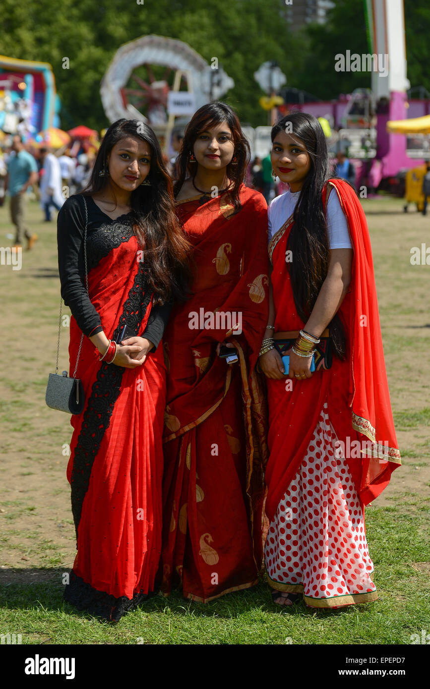 London, UK. 17th May, 2015. Thousands of the UK's Bangladesh community ...