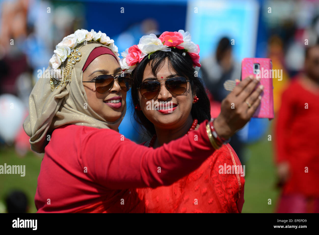 London, UK. 17th May, 2015. Thousands of the UK's Bangladesh community ...