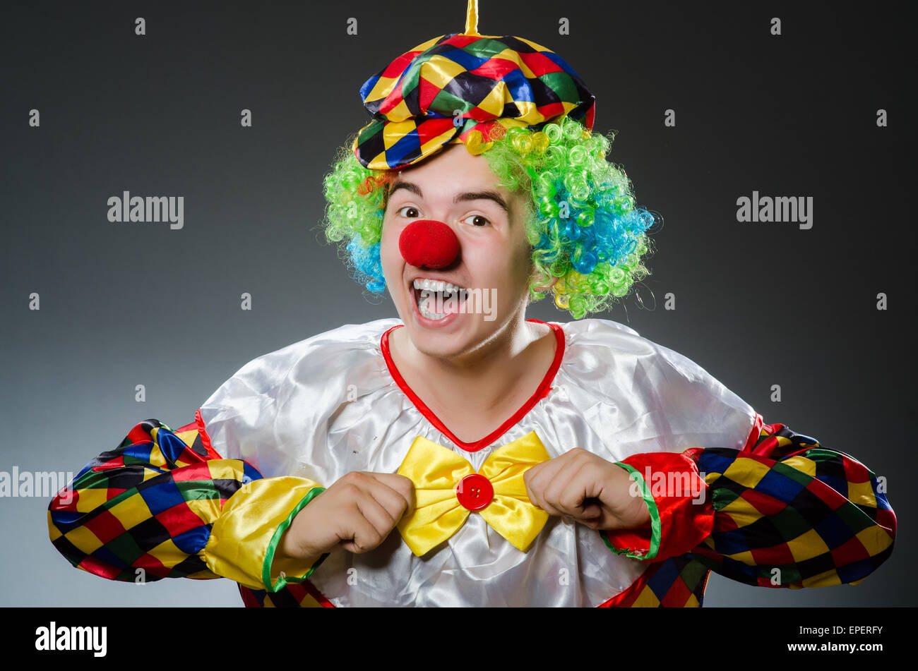 Funny clown in humor concept Stock Photo - Alamy