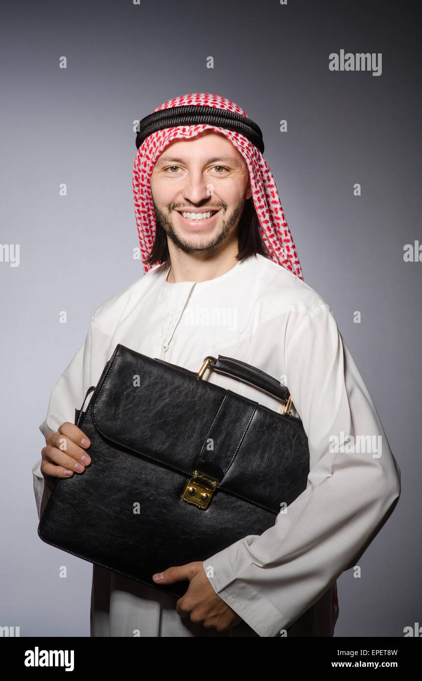Arab man in diversity concept Stock Photo - Alamy