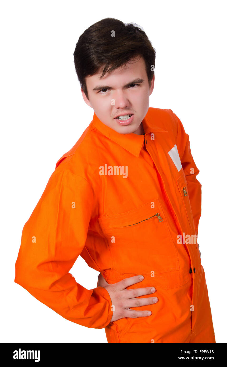 Funny prison inmate in concept Stock Photo - Alamy