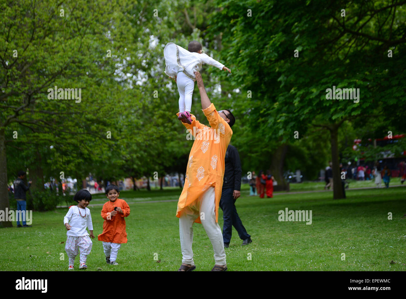 London, UK. 17th May, 2015. Thousands of the UK's Bangladesh community ...