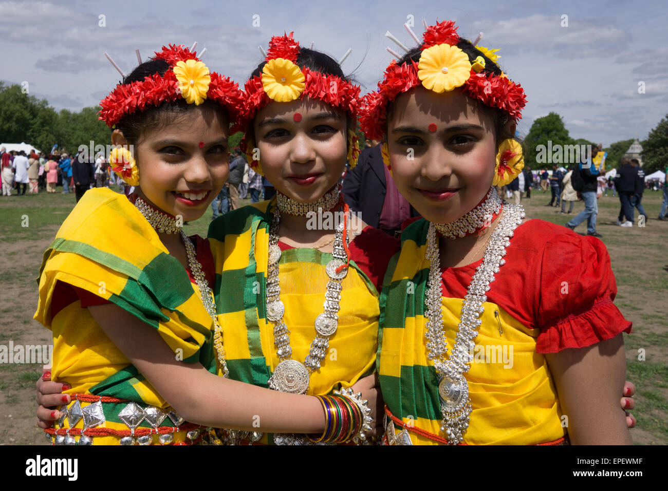 London, UK. 17th May, 2015. Thousands of the UK's Bangladesh community ...