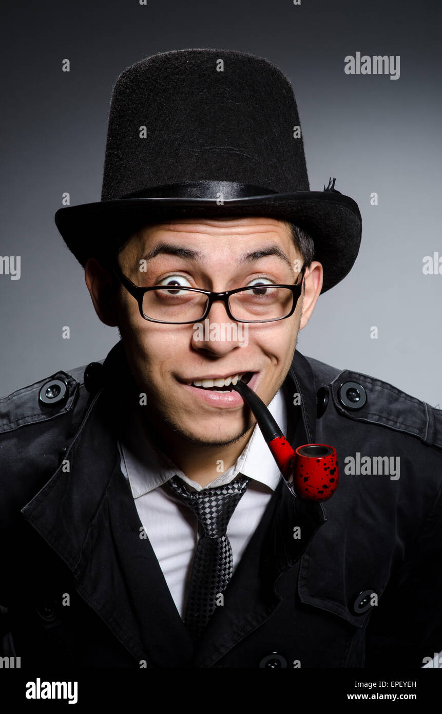 Funny detective hi-res stock photography and images - Alamy