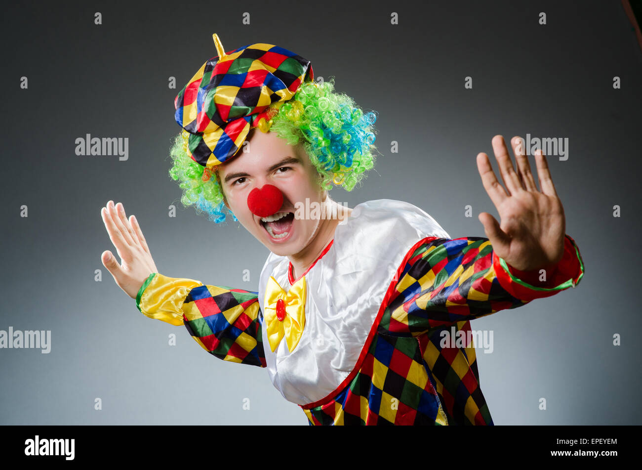 Funny clown in humor concept Stock Photo - Alamy