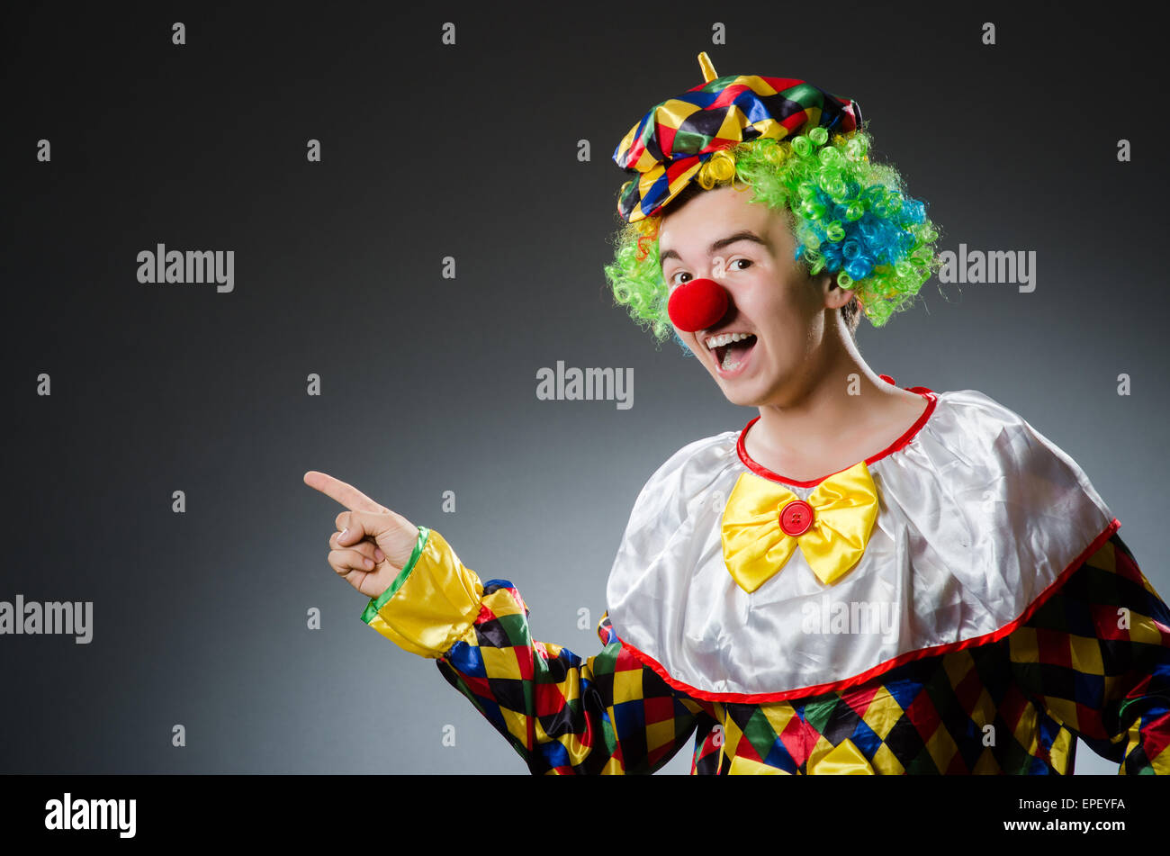 Funny clown in humor concept Stock Photo - Alamy