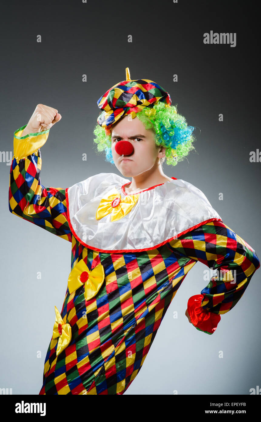 Funny clown in humor concept Stock Photo - Alamy