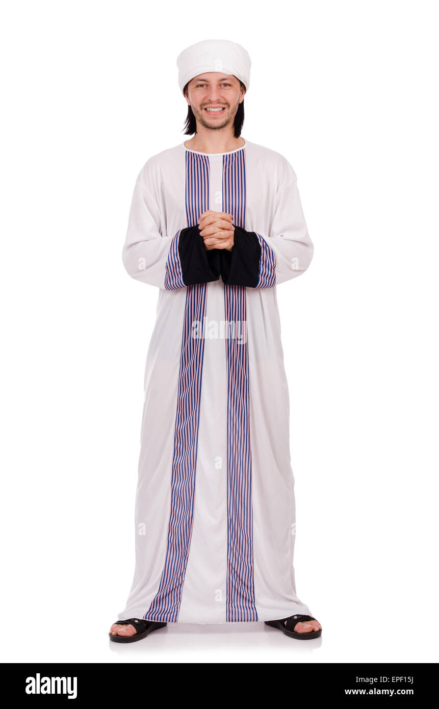 Traditional arab clothing isolated Cut Out Stock Images & Pictures - Alamy