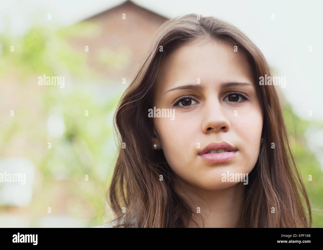 Portrait of a beautiful teen girl Stock Photo - Alamy
