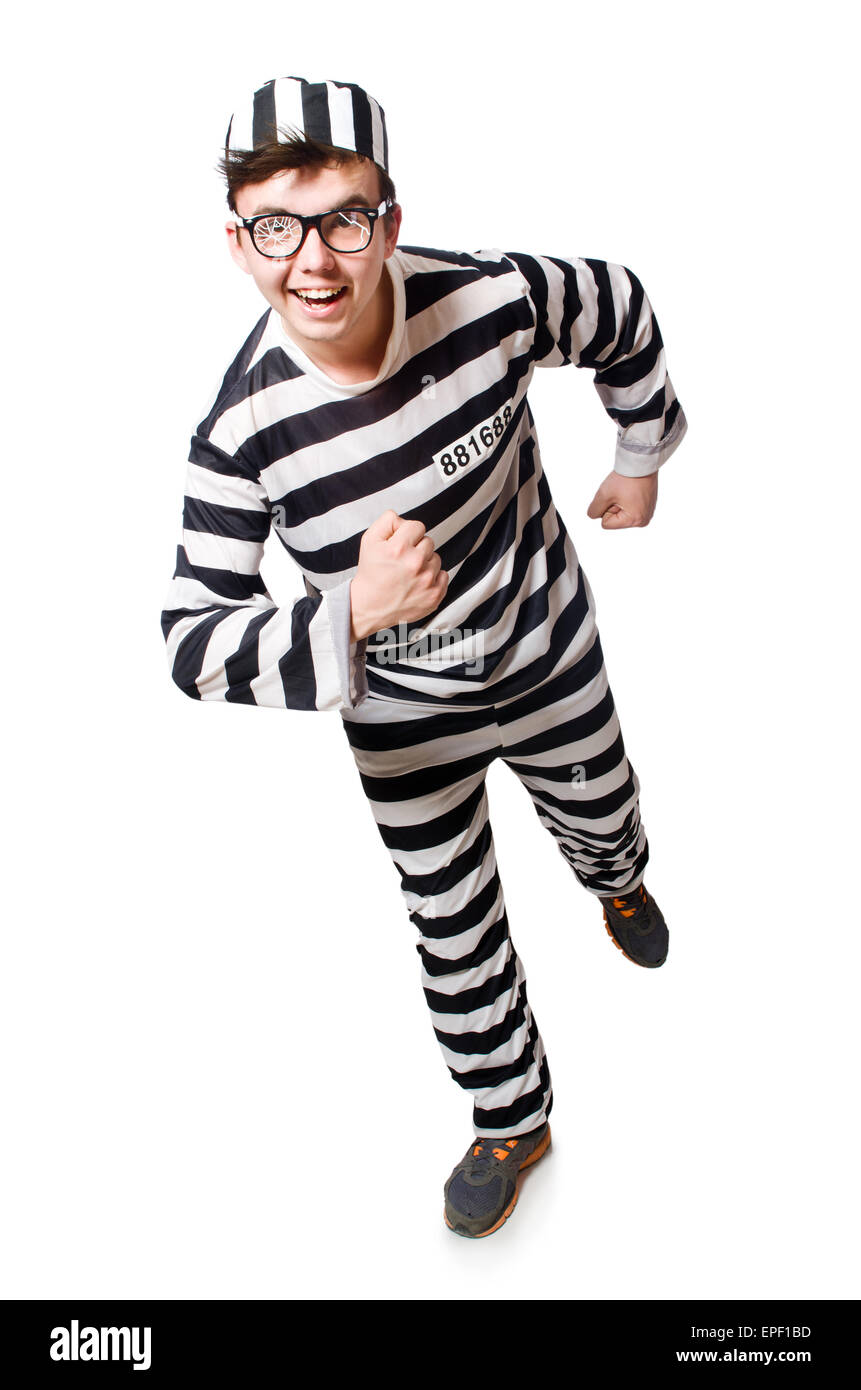 Funny prison inmate in concept Stock Photo - Alamy