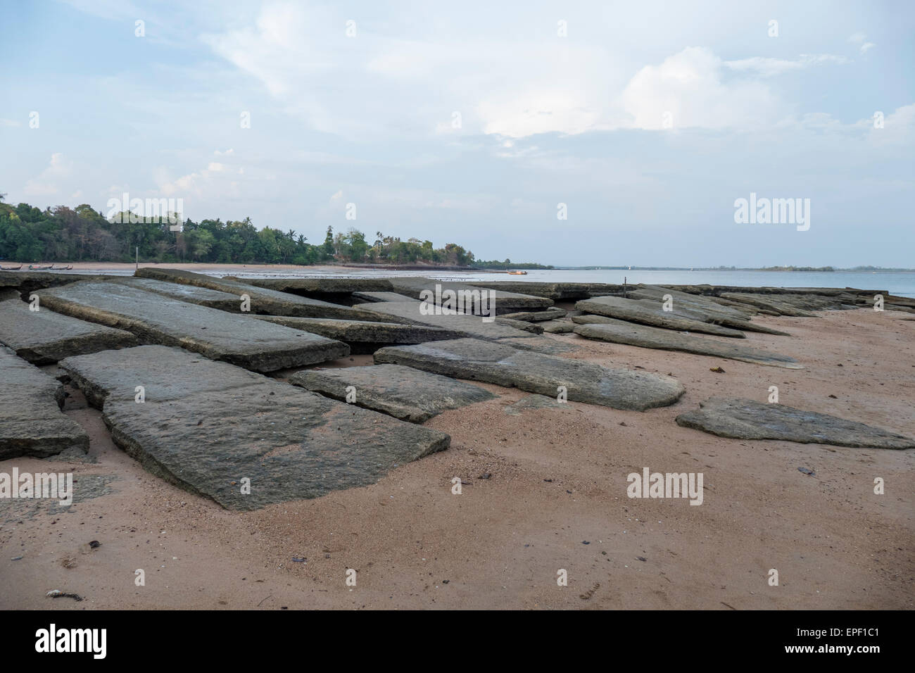 Shell Cemetery (Susan Hoi), Krabi, Thailand, Asia Stock Photo - Alamy