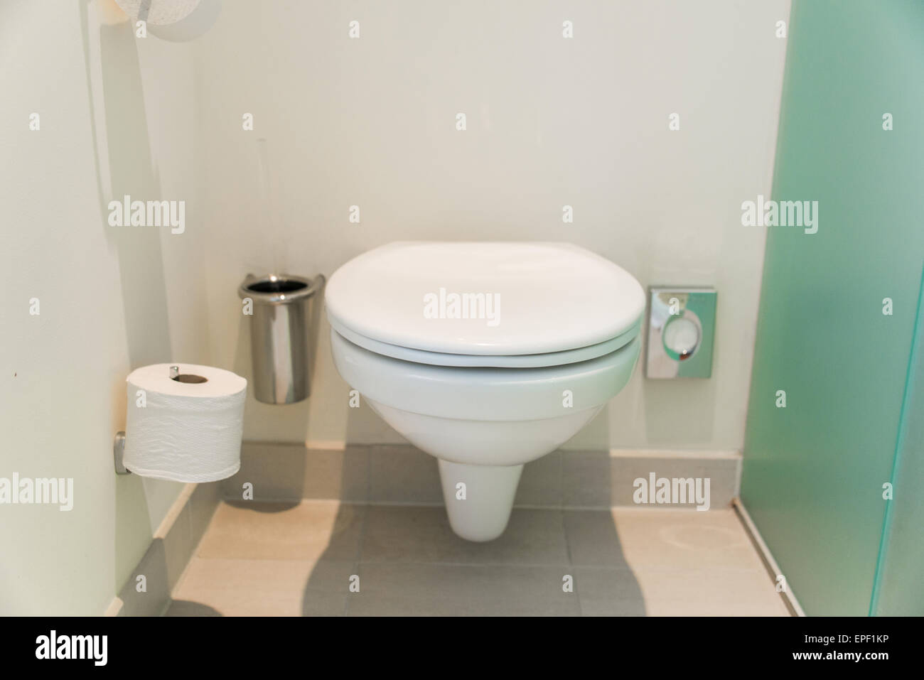 Toilet room in the modern interior Stock Photo - Alamy